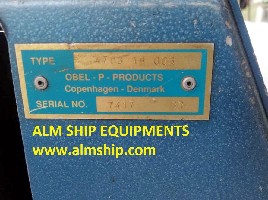 HPU 1500 HYDRAULIC PUMP FOR OBEL-P-PRODUCTS | ALM SHIP EQUIPMENTS